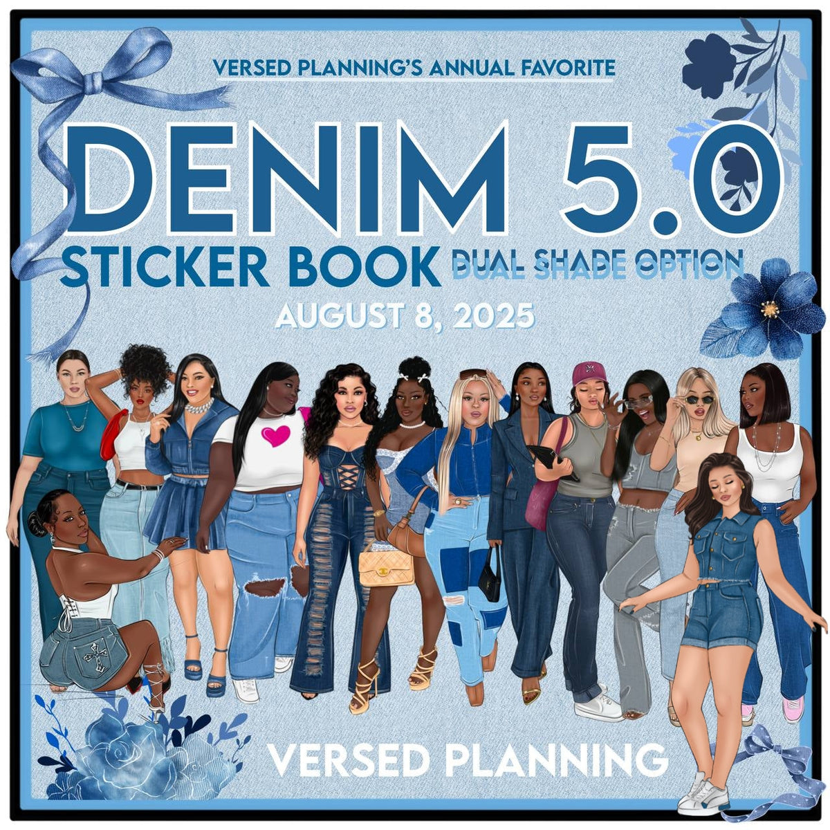 DENIM COLLECTION 4.0 (plus some previous stickers) – VERSED PLANNING