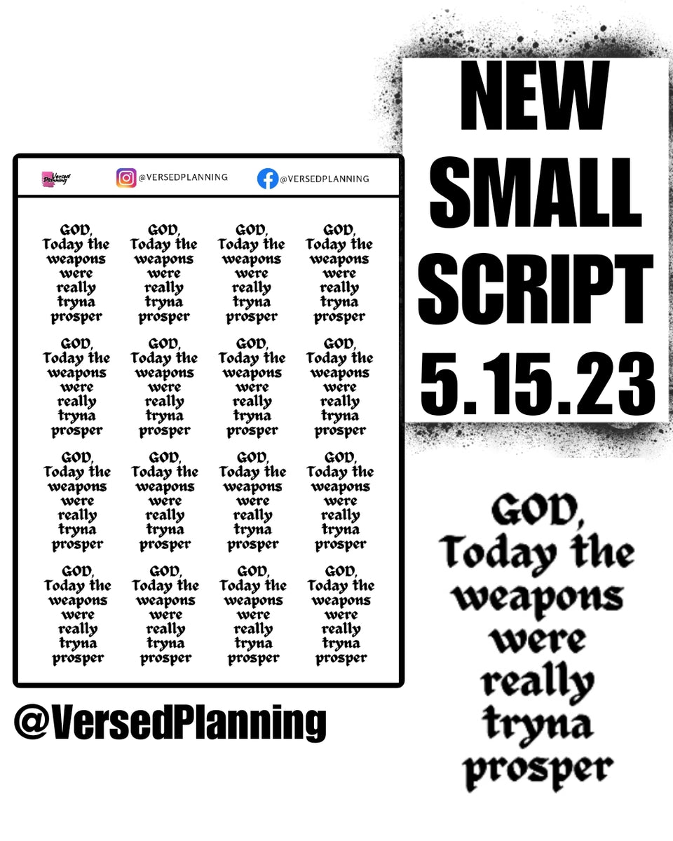 FAITH SCRIPT BUNDLE – VERSED PLANNING
