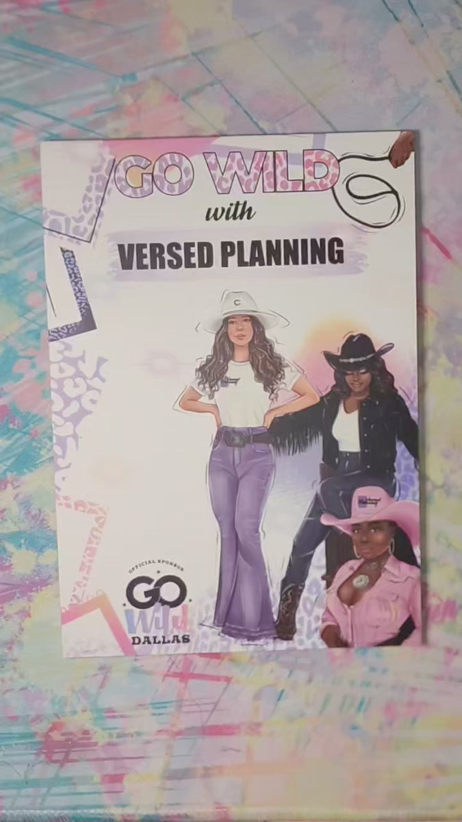 GO WILD BOOK!!!!! 23 PAGES – VERSED PLANNING