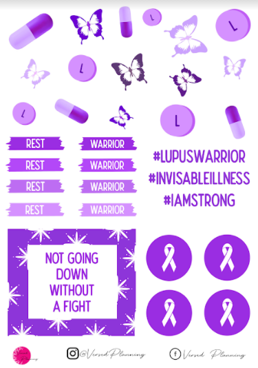 Lupus Sticker Sheet – VERSED PLANNING
